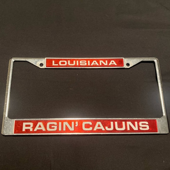Other | Ragin Cajuns License Plate Frame | Poshmark